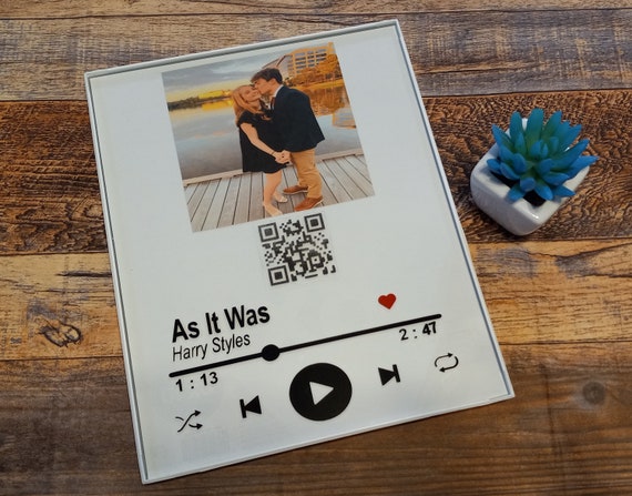 Music QR Code Frame Music Album Cover Fathers Day Gift | Etsy