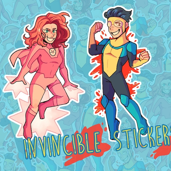 Invincible Stickers - Etsy