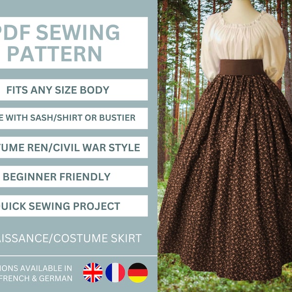 Renaissance Sewing Patterns - Etsy
