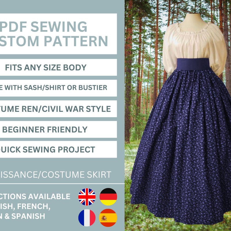 Renaissance Skirt - Etsy