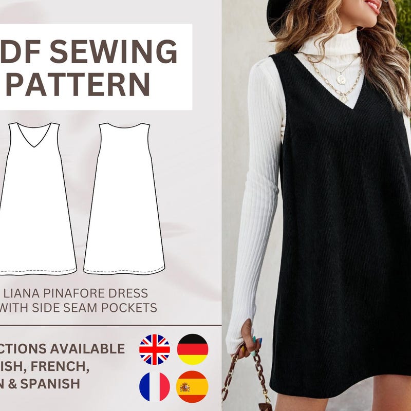 Shift Dress Pattern - Etsy