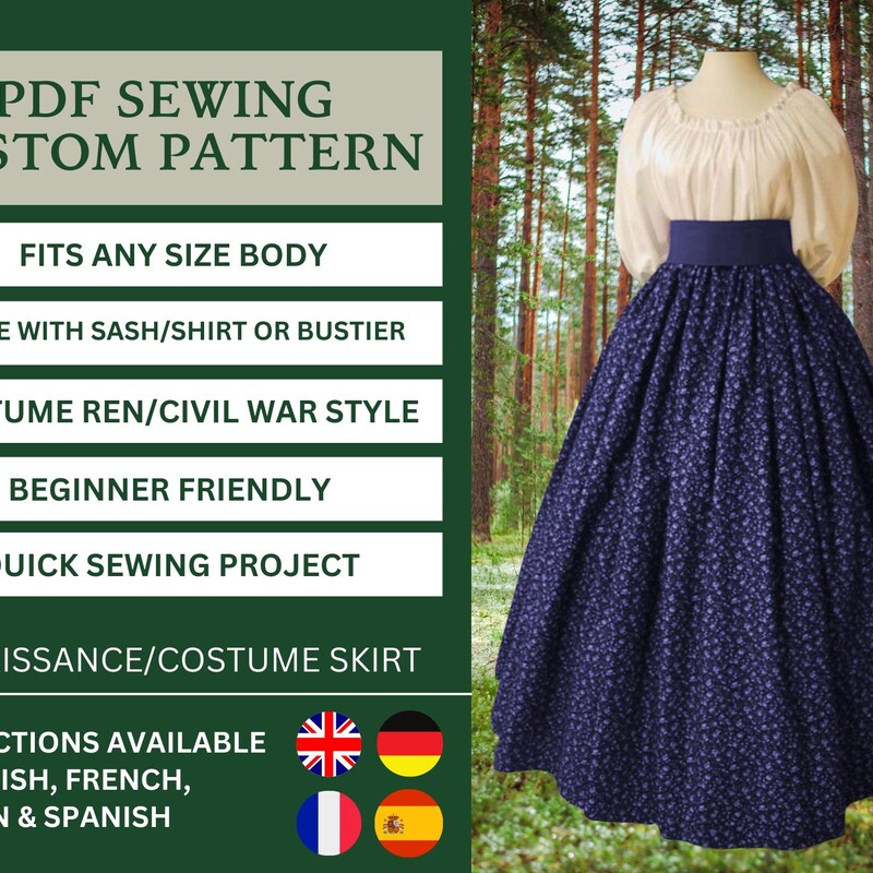 Renaissance Skirt - Etsy