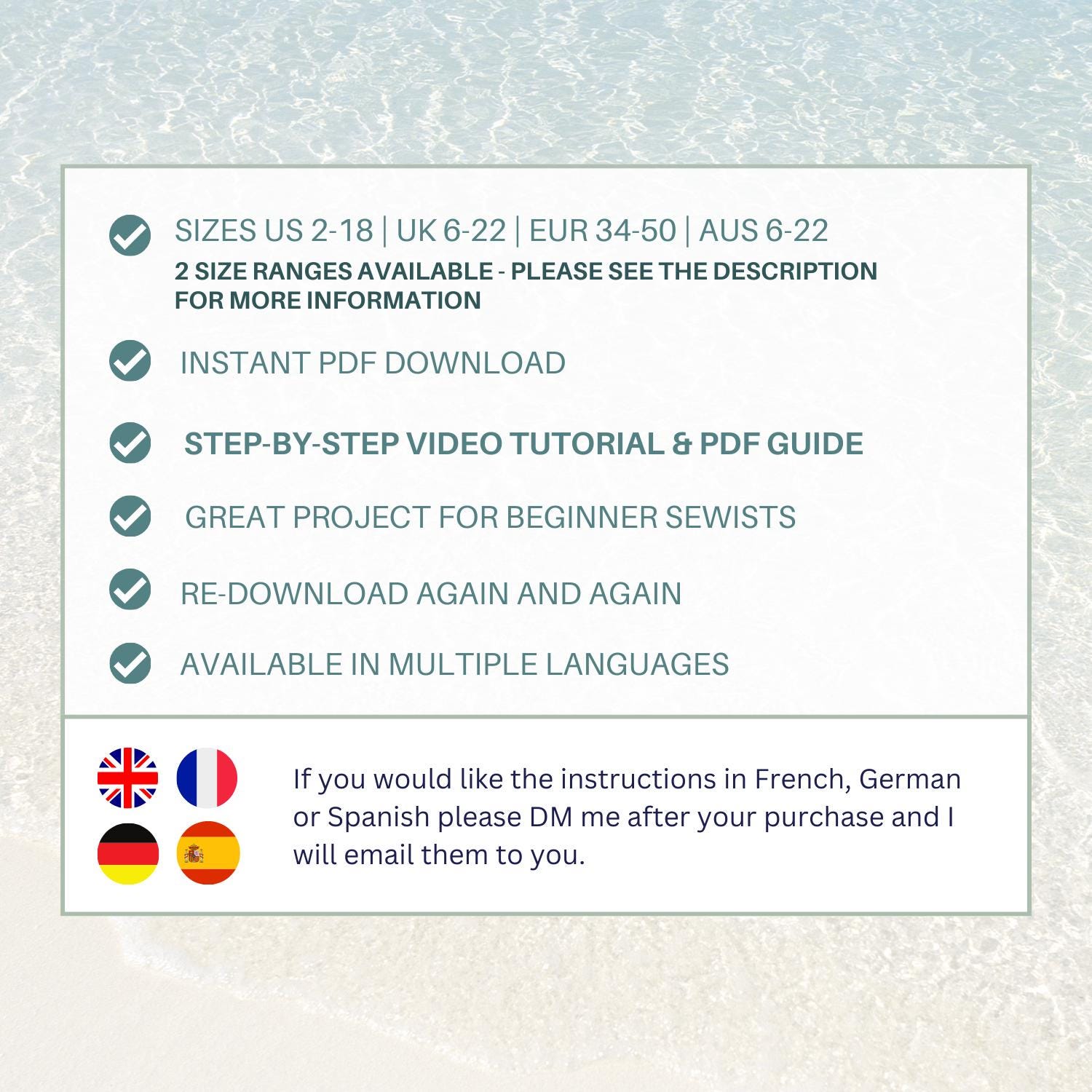 Easy Shorts Pattern PDF – Beginner Shorts, Wrap Shorts Pattern, Mini ...