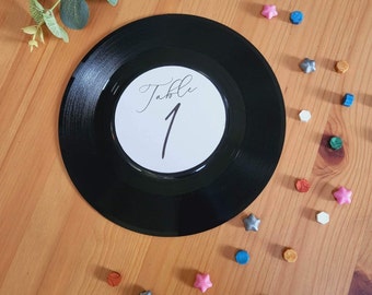 Vinyl Table Numbers - Etsy