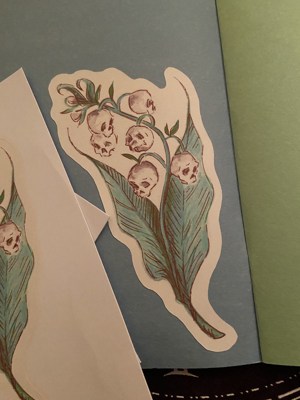 Flower Skull Sticker - Etsy