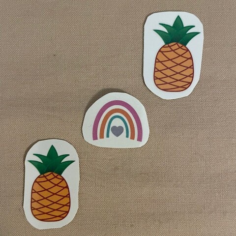 Pineapple and Rainbow Temporary Tattoos, IVF Gift, IVF, IUI, Embryo ...