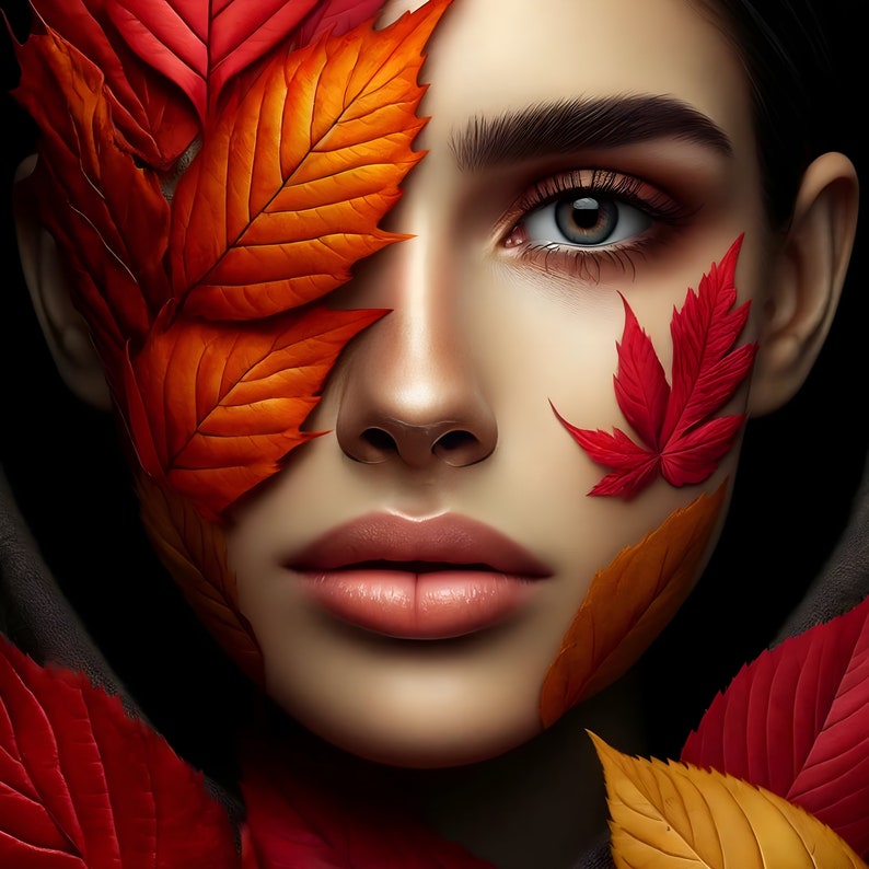 Autumn Sonatawall Art hyperrealism Art Digital Artmood Wall Decoration ...