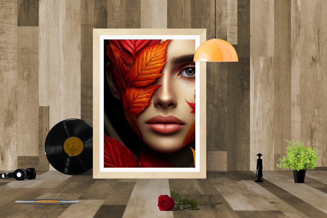Autumn Sonatawall Art hyperrealism Art Digital Artmood Wall Decoration ...