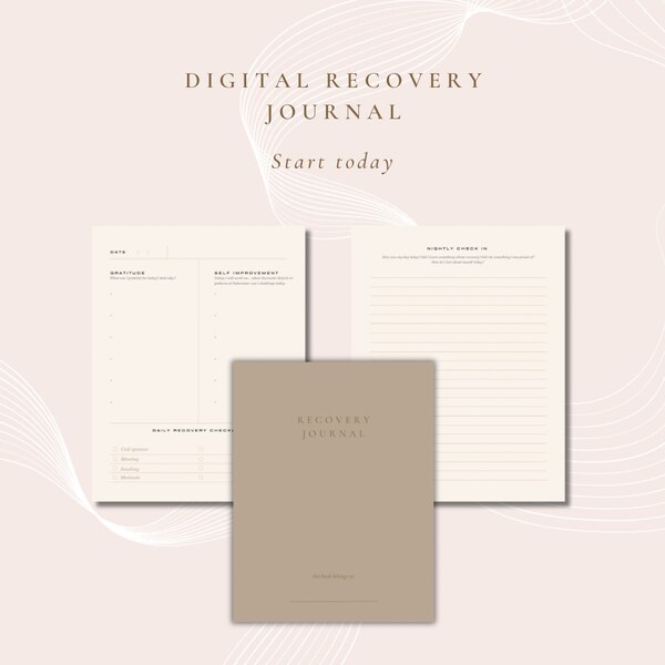 Recovery Journal - Etsy