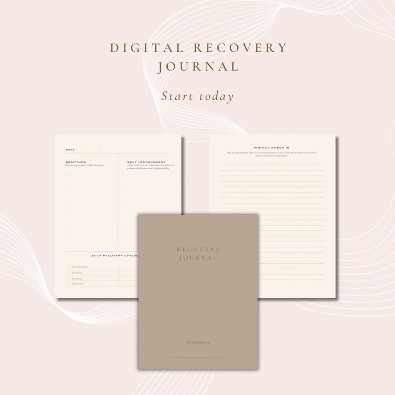 Recovery Journal - Etsy