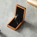 Thin Ring Box, Rotating Engagement Ring Box, Personalized Ring Box ...