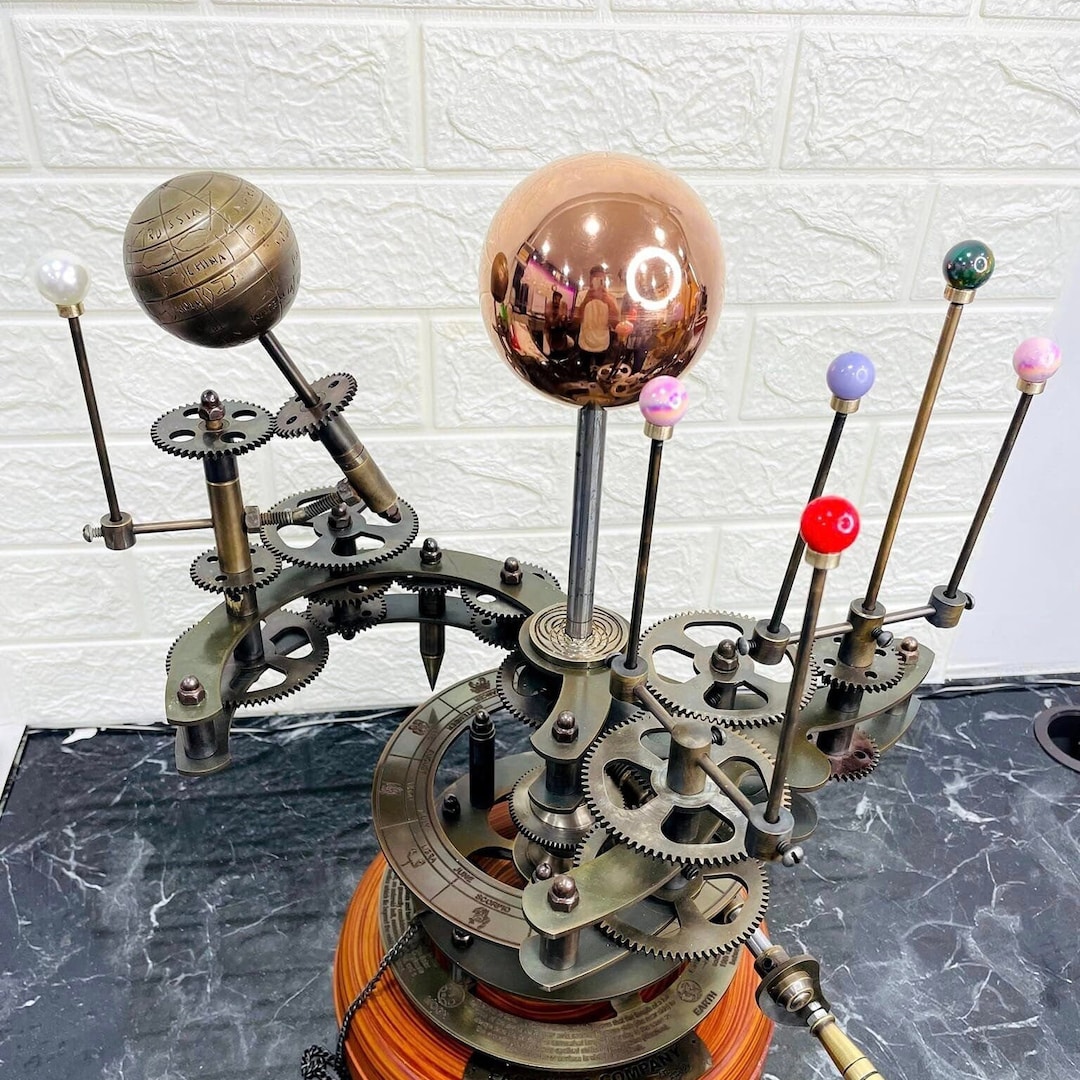 The Orbital Masterpiece A Breathtaking Orrery of the Inner Planets Featuring a Crystal Planet ...
