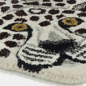 Leopard Design Rug,animal Print Rug,climbing Leopard Area Rug,100% ...