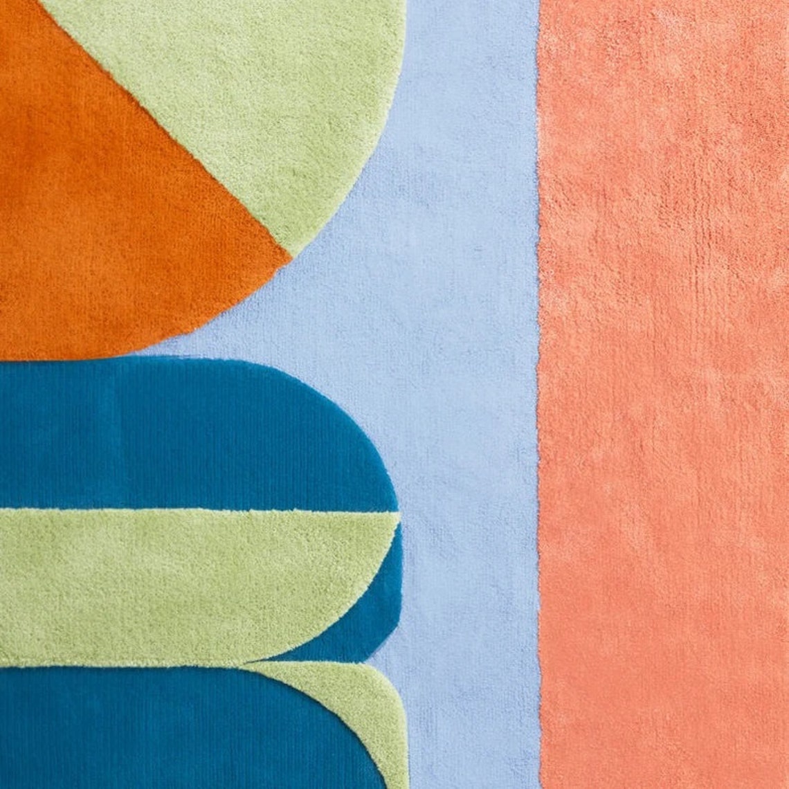 Oval Rug Mid Century Rug Colorful 5x8 Large Oval Rug Rug for Bedroom ...