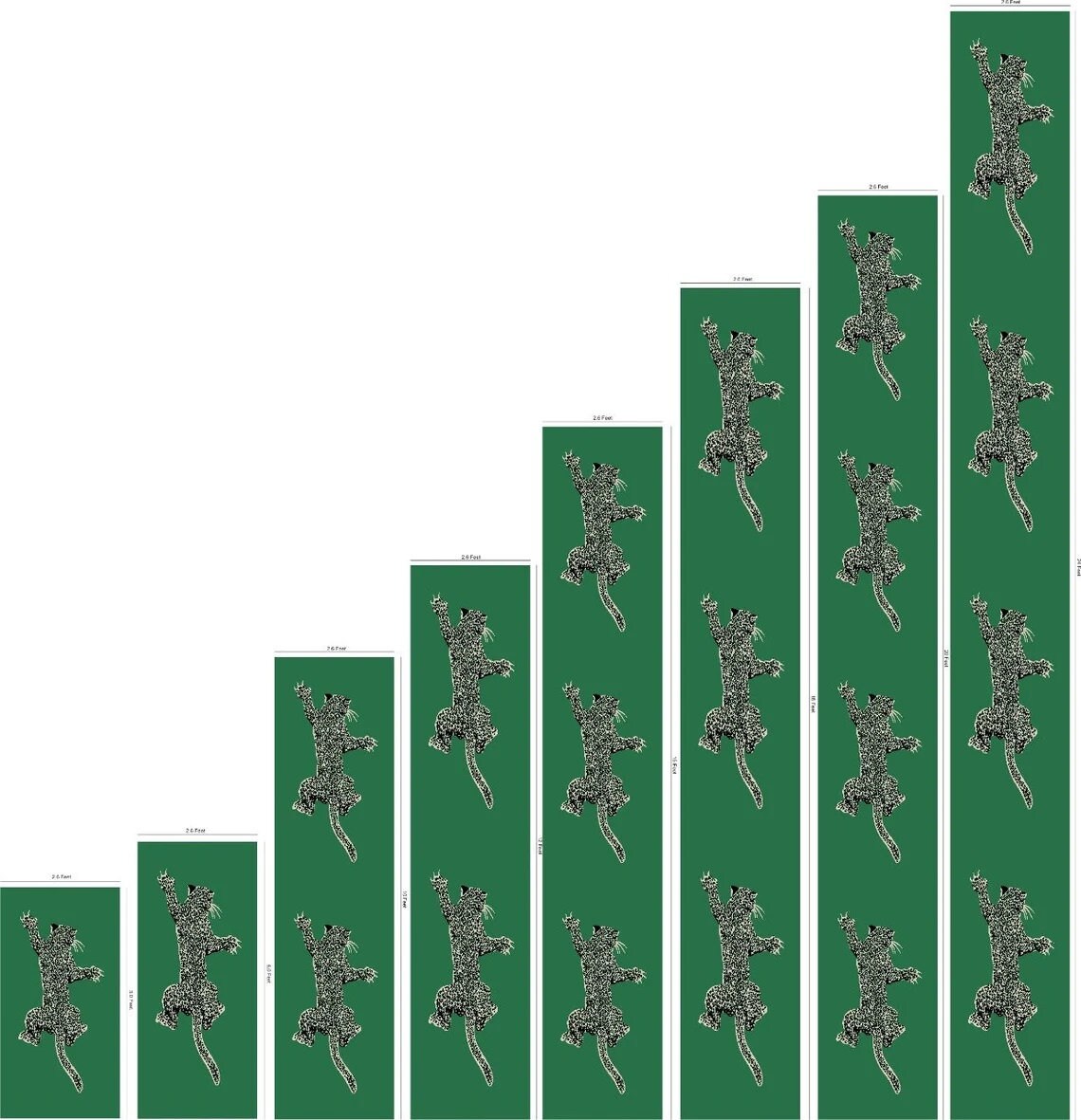 Leopard Area Rug, Animal Print Rug, Green Area Rug Carpet, Hand Tufted ...