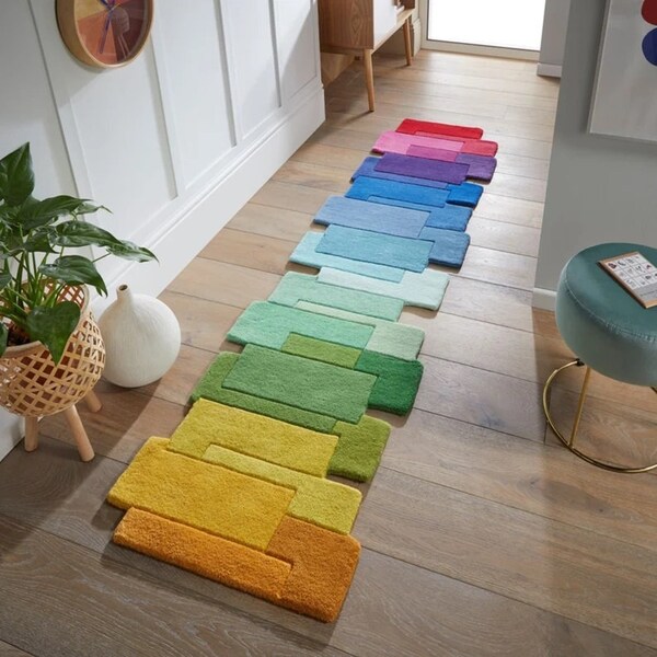 Hand Painted Rug - Etsy