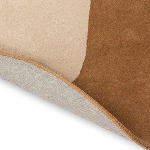 Handmade Oval Irregular Shape Hand Tufted Rug 100% Woolen Rug 2x3 3x5 ...