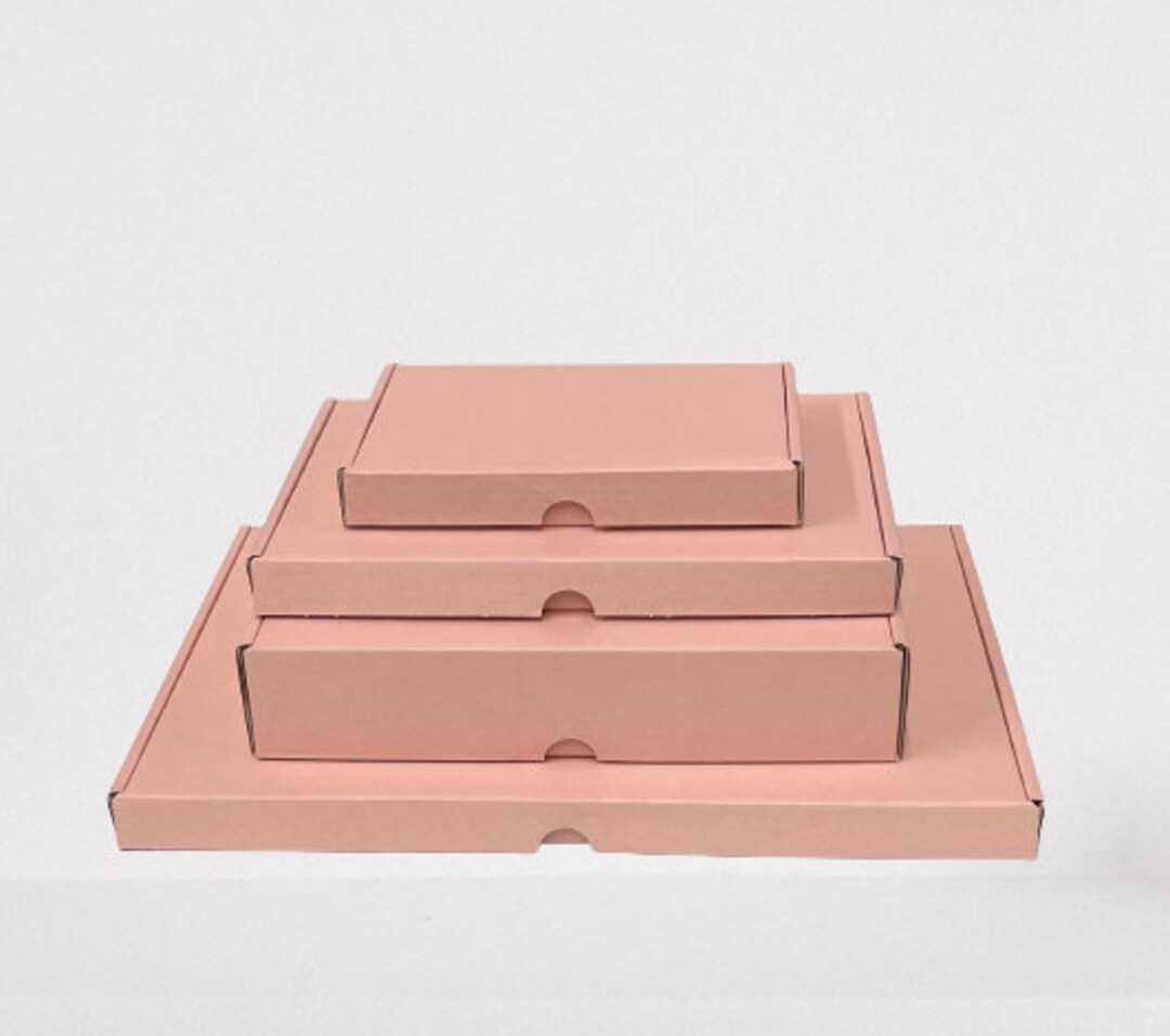Pink Postal Gifting Shipping Boxes, Royal Mail Large Letter and Parcel ...