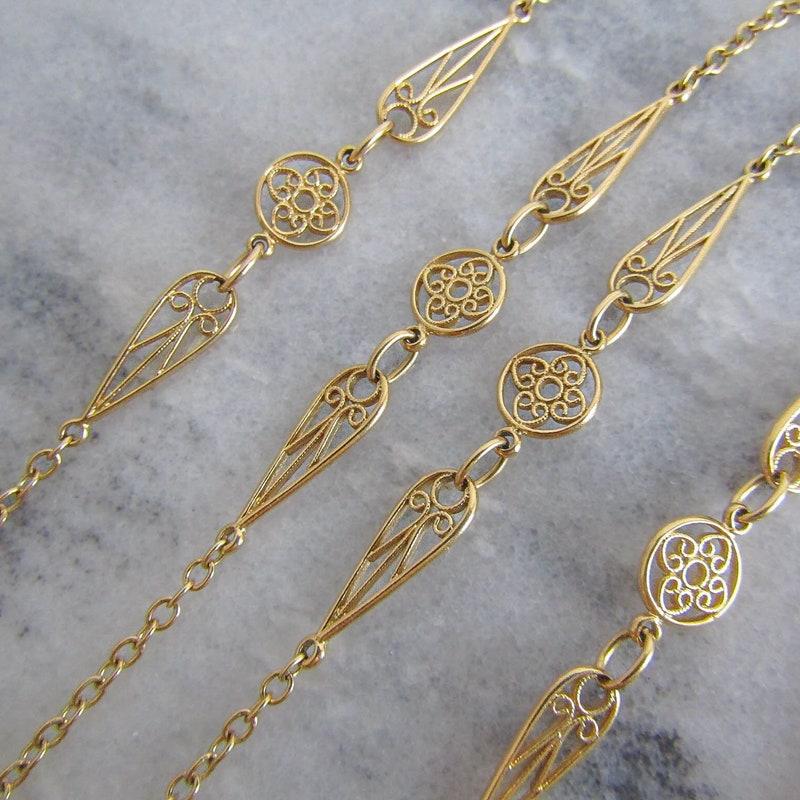 Gold Filigree - Etsy