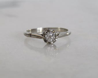 Antique Diamond Paste Rolled Gold Ring Trilogy Victorian Three Stone ...