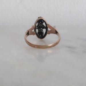 Antique Georgian Three Stone Rose Cut Diamond Ring C. 1830 - Etsy
