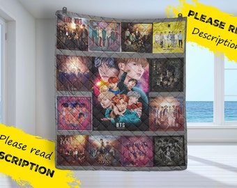 Bts Quilt Blanket - Etsy