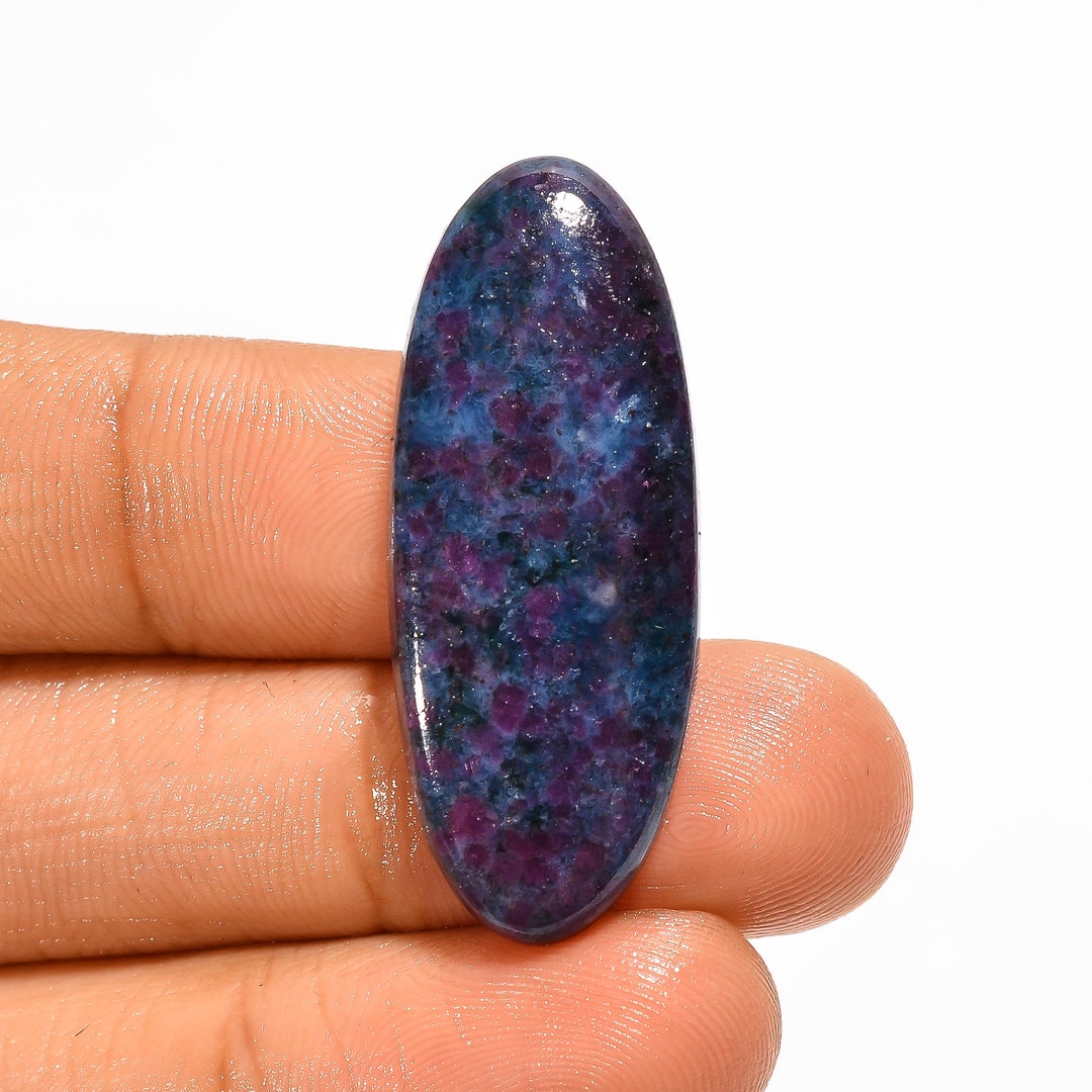 Exclusive Ruby Kyanite Gemstone 100% Natural Ruby Kyanite Cabochon Oval ...
