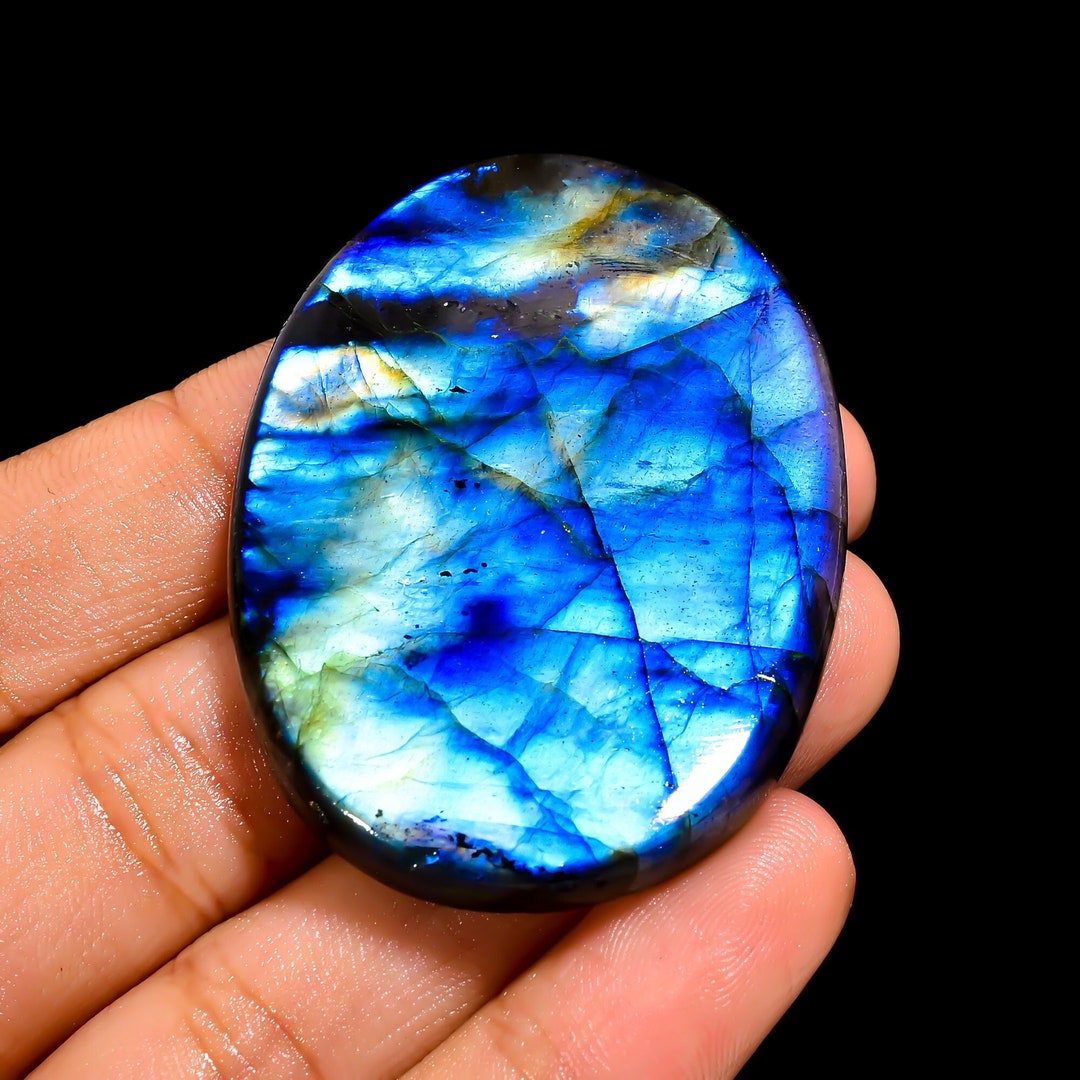 Exclusive Blue Labradorite 100% Natural Labradorite Oval Shape - Etsy