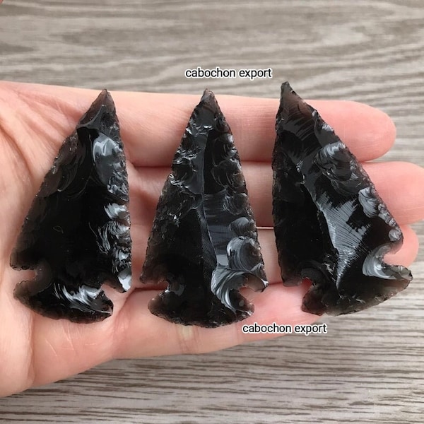 Obsidian Arrowheads - Etsy