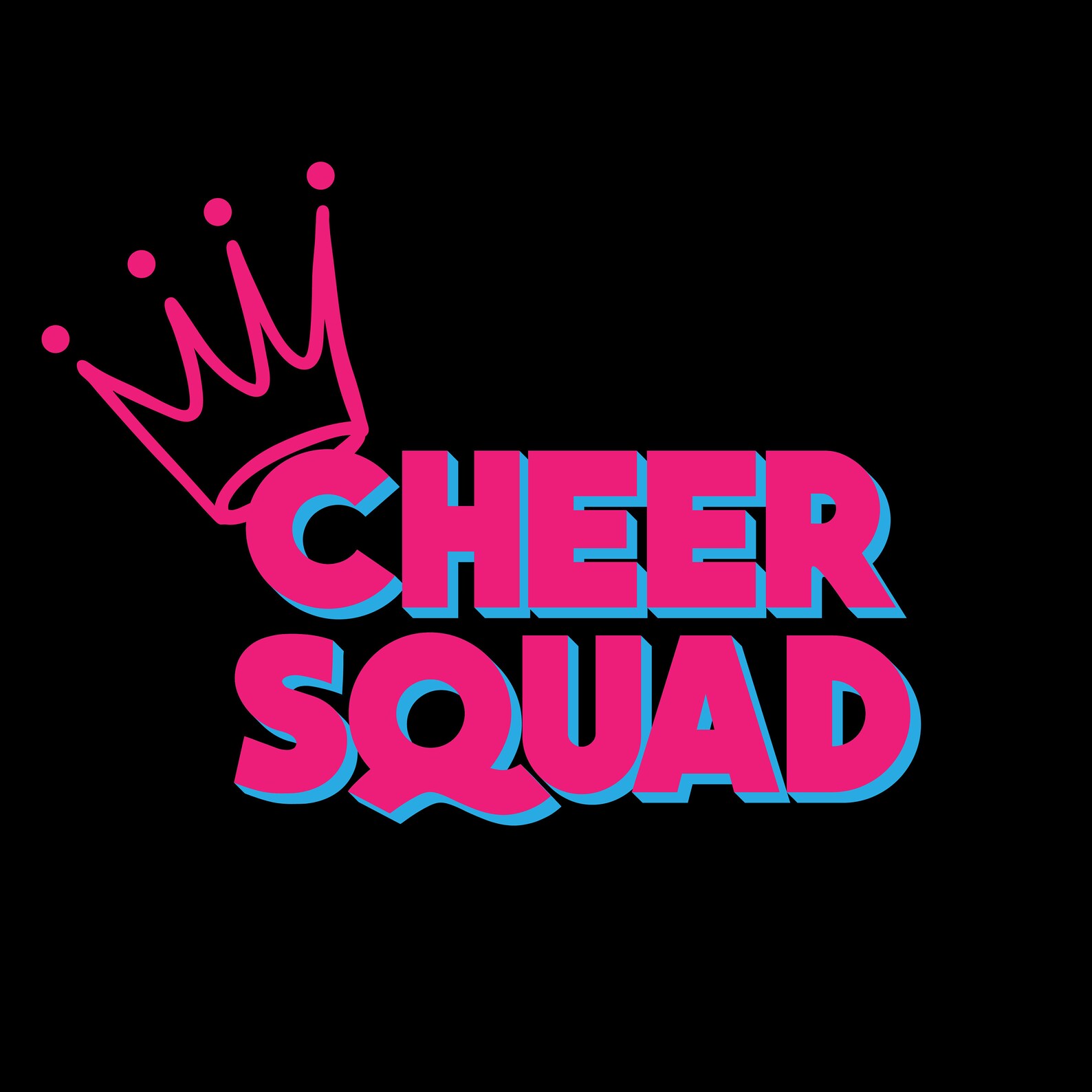 Cheer Squad Crown SVG Cheerleader SVG Cheerleading Cheer - Etsy
