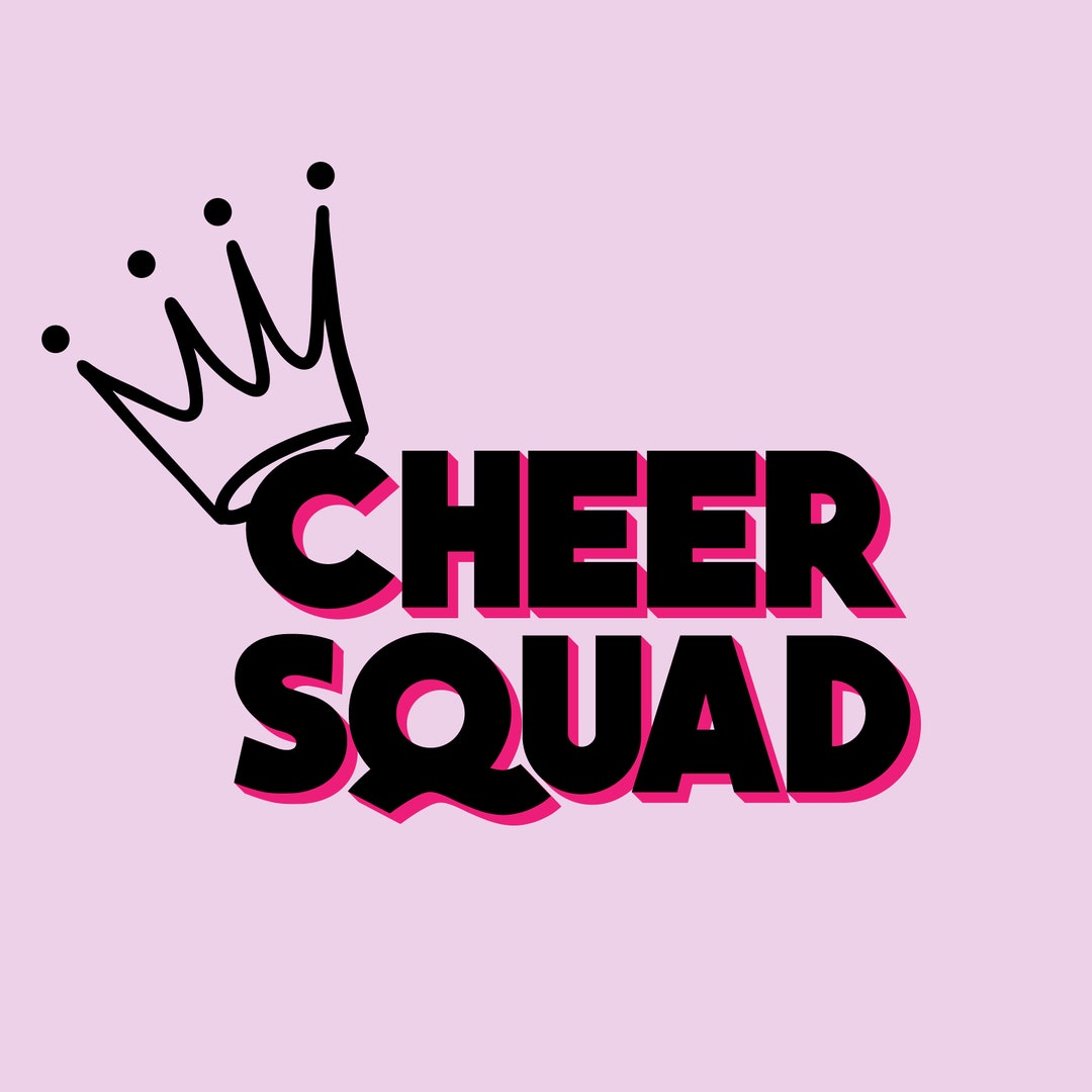 Cheer Squad Crown SVG Cheerleader SVG Cheerleading Cheer - Etsy