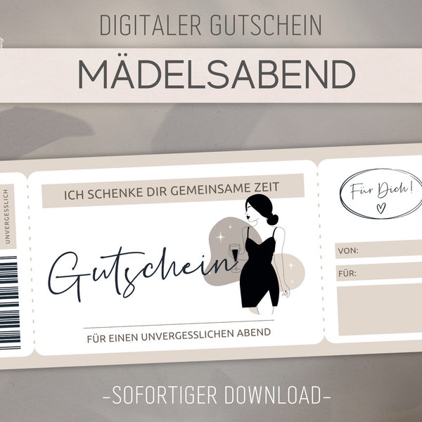 Girls Night Out Voucher - Etsy
