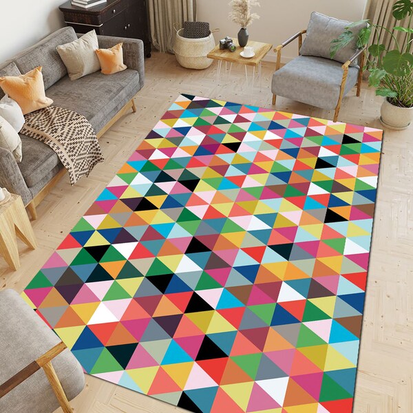 Triangle Rug - Etsy