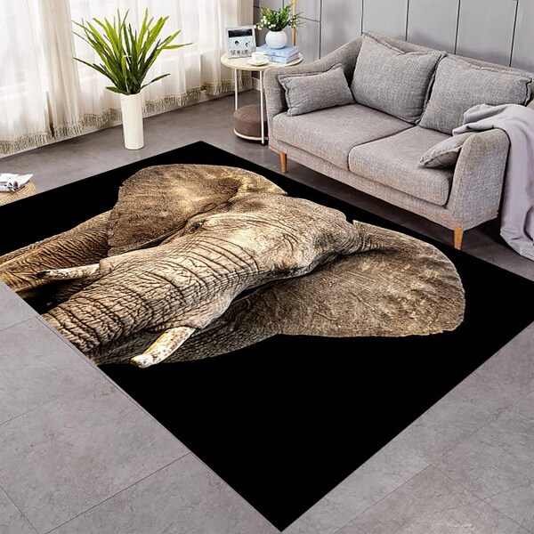 Elephant Rug - Etsy