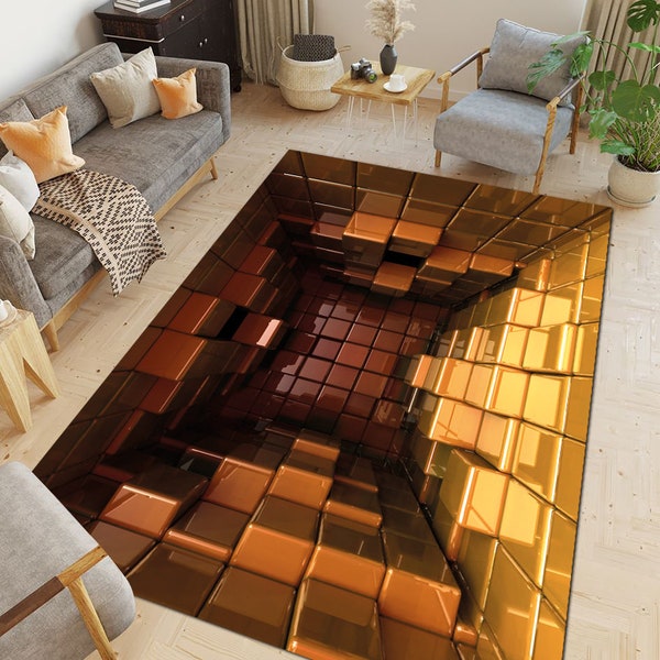 3d Illusion Rug - Etsy