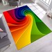 Colorful Rugrainbow Decor Rugcolorful Patterned Rughome - Etsy