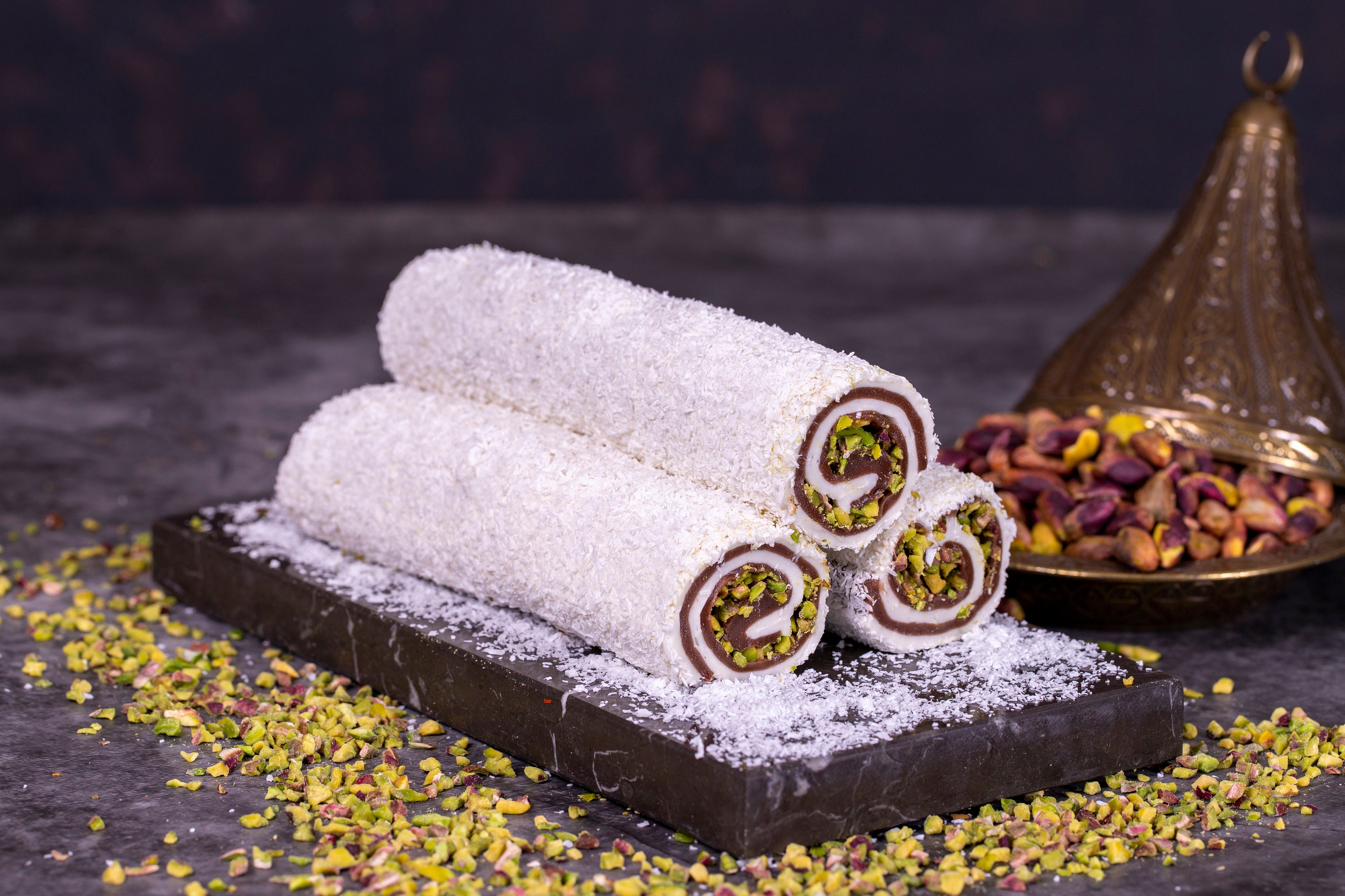 Coconut With Nutella Delight, Turkish Delight, Luxury Special Delights ...