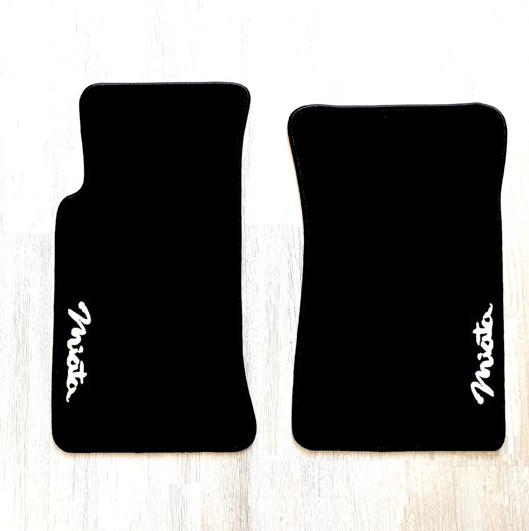 Fit for Mazda Miata MX5 NB Custom Velour Floor Mats Carpet Black 2pcs ...