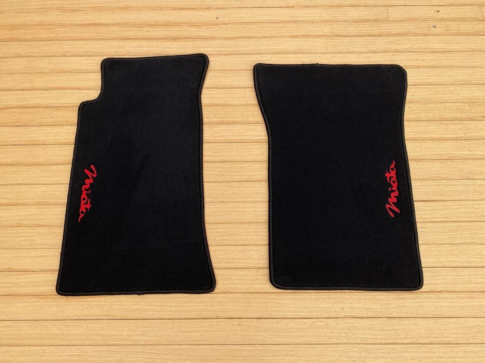Fit for Mazda Miata MX5 Custom Velour Floor Mats Carpet Black 2pcs 1990 ...
