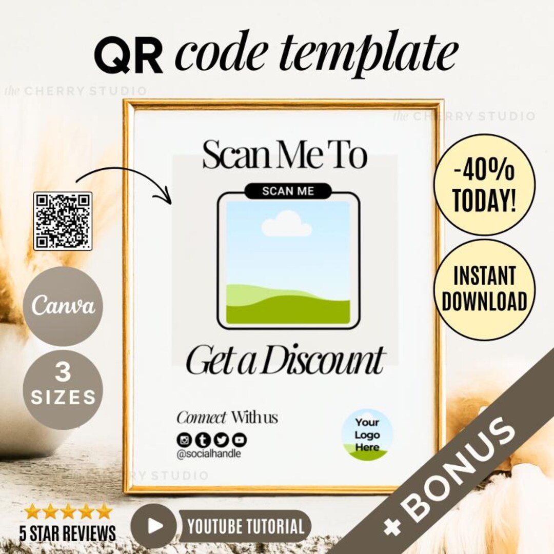 Qr Code Template, Qr Code Sign, Price List Qr Code, Qr Code Business ...