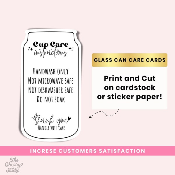 Care Instructions for Libby Cups - Etsy