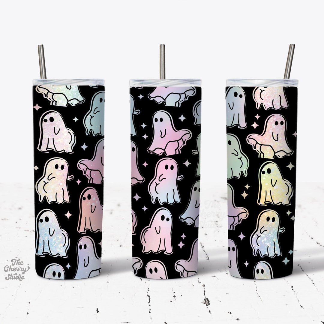 Ghost Tumbler Wrap Ghost Sublimation Tumbler Funny Ghost - Etsy