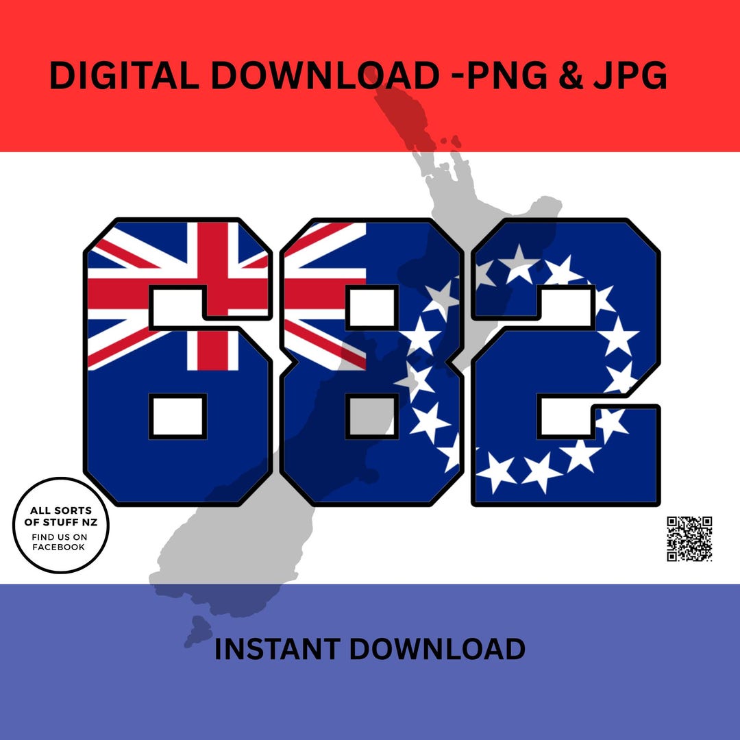 Cook Island Stars Area Country Code, PNG, JPG, Pacific Sublimation ...