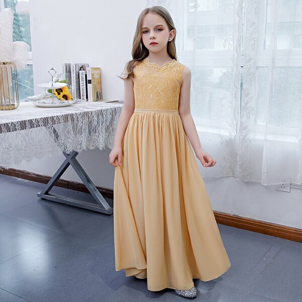 Chiffon Girl Dress - Etsy