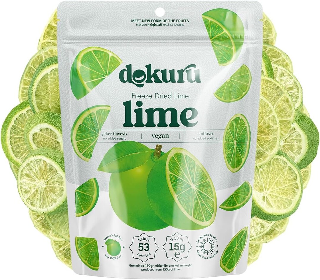 Dokuru Freeze Dried Lime Freeze Dried Lime Crispy Fruit Chips 15 Gr Healty Snacks No Sugar Added ...