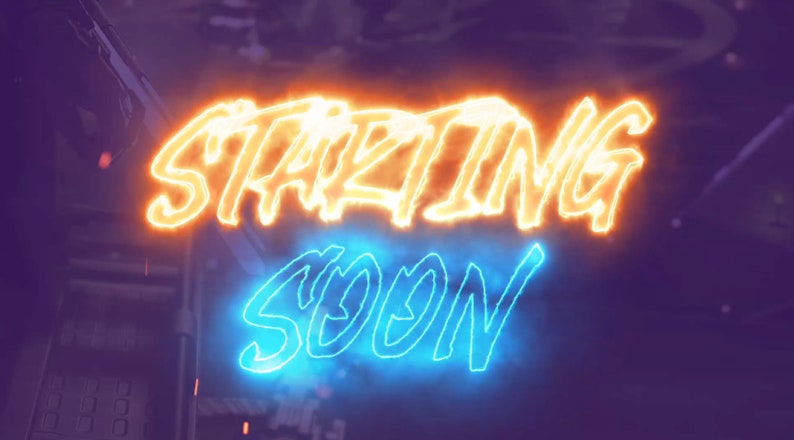 Animated Twitch Starting Screen / Twitch Overlays for Streamers OBS ...