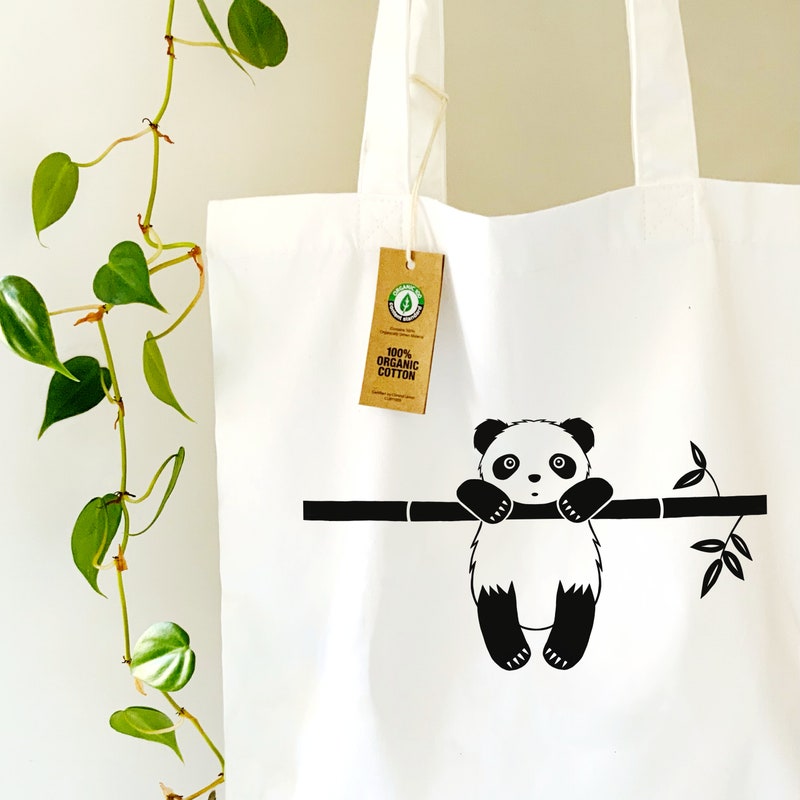 Panda Tote Bag - Etsy