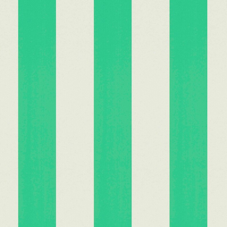 Striped Wallpaper With a Light Structure Green and White - Etsy UK