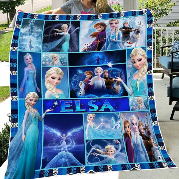 Frozen Elsa Blanket - Etsy