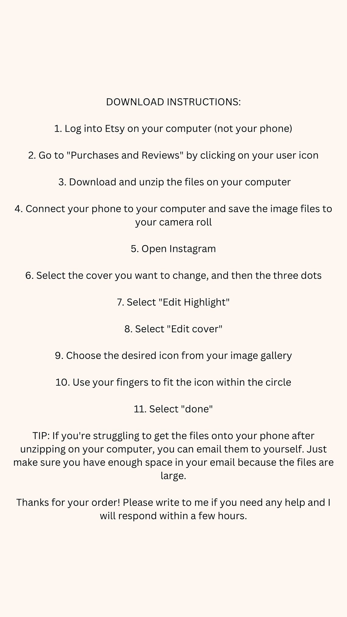 Marble Sky Instagram Highlight Covers - Etsy